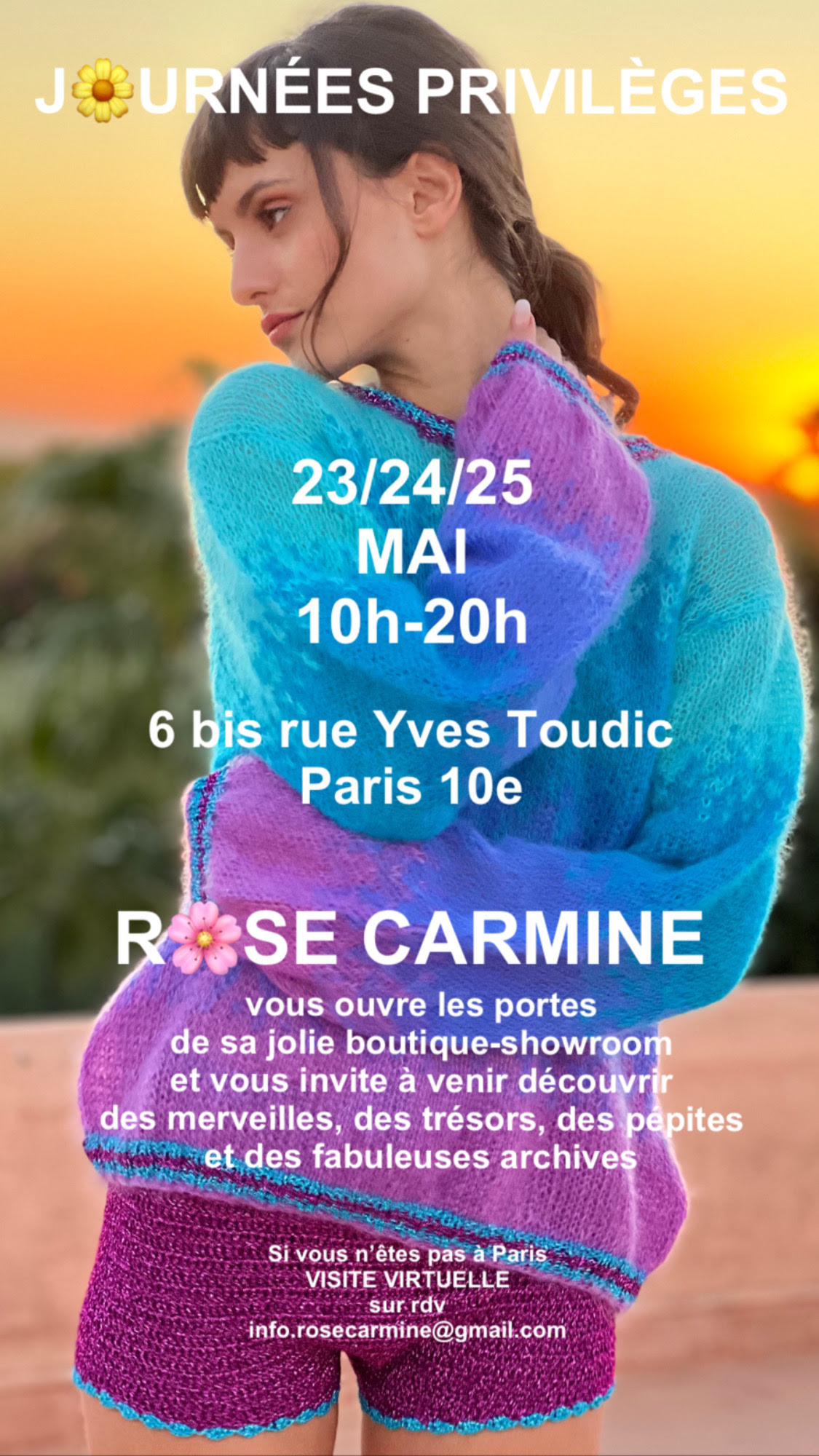 Vente presse Rose Carmine Mai 2023 - MarieLuvPink